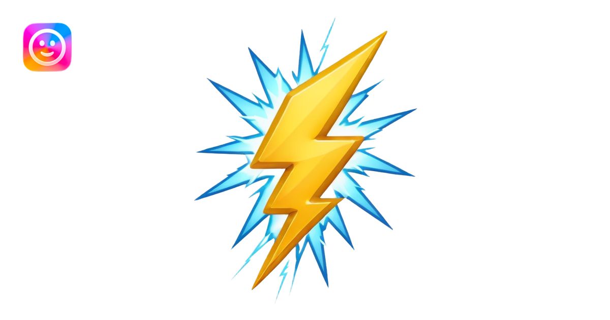 lightning bolt emoji | AI Emoji Generator