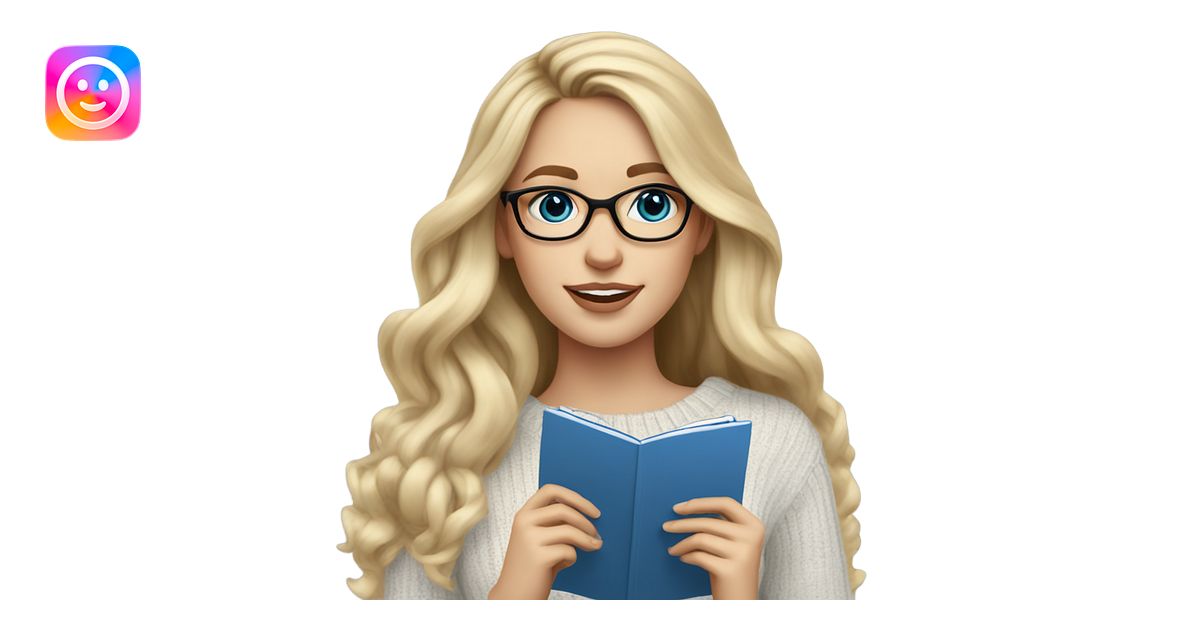 Blonde balayage long hair white women sweater blue eyes and small ...