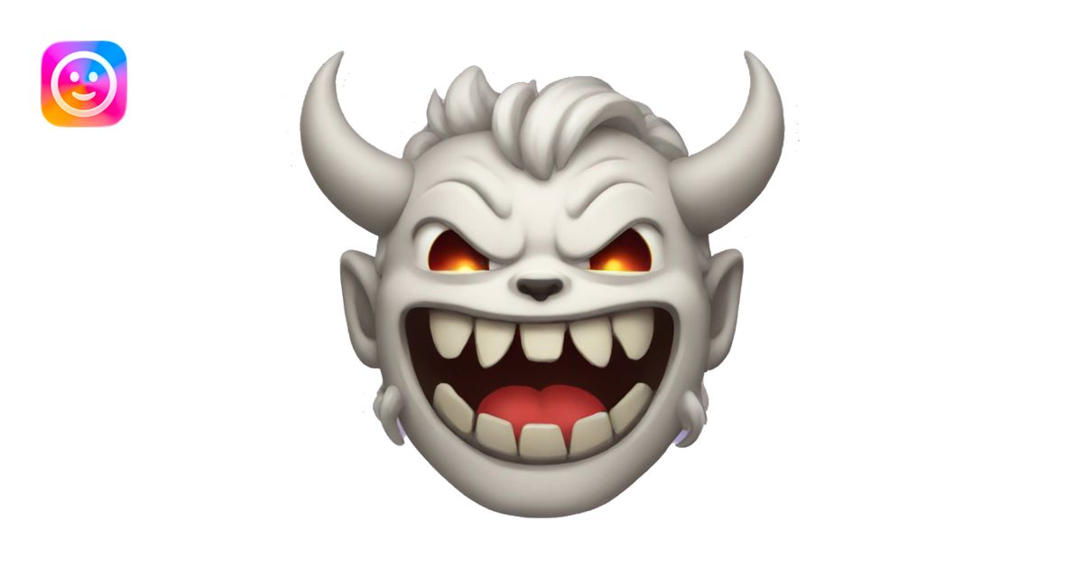 demon happy emoji | AI Emoji Generator