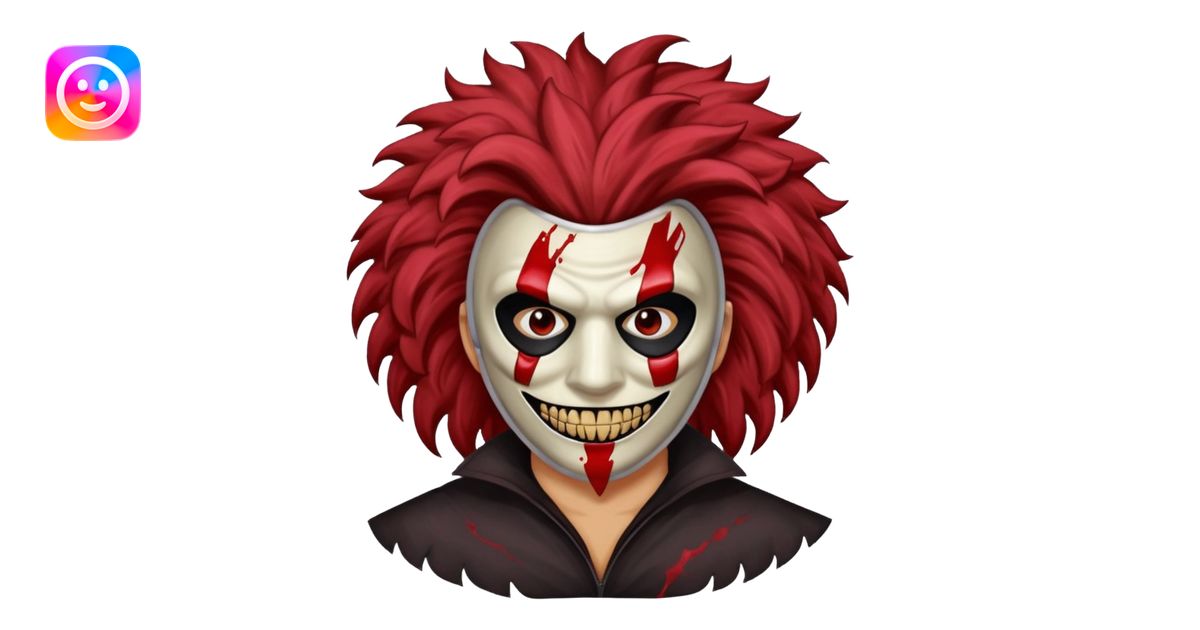 skib skib 67 slasher mad big hair emoji | AI Emoji Generator