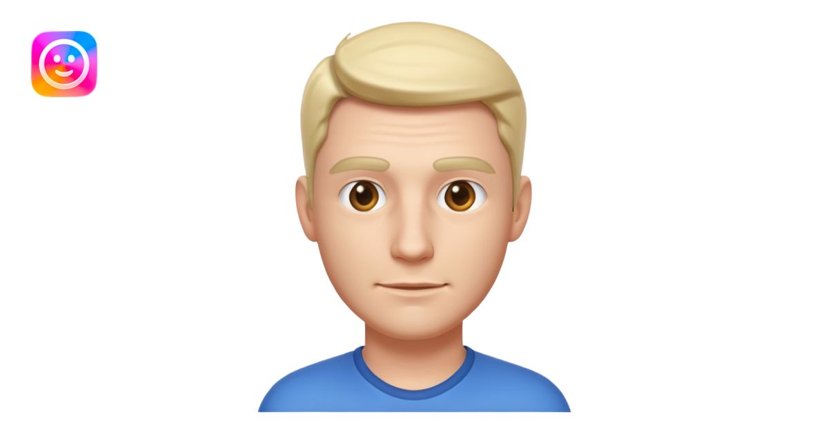 Create a highly polished, 3D game UI–style illustration of a MAN HEAD ...