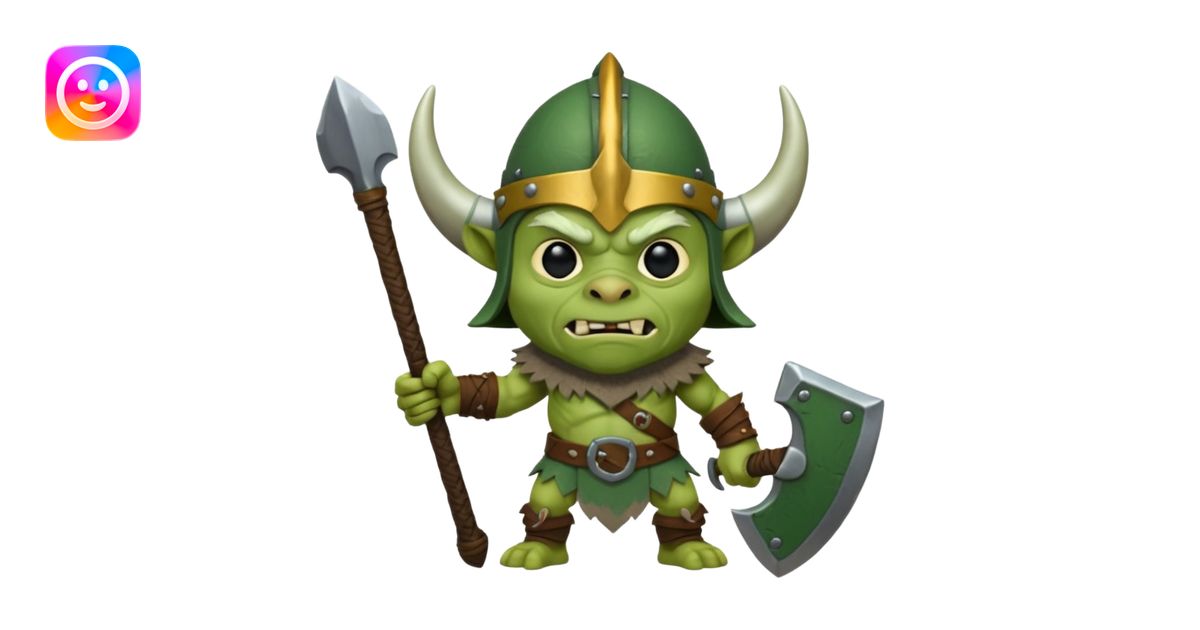 Goblin viking emoji | AI Emoji Generator