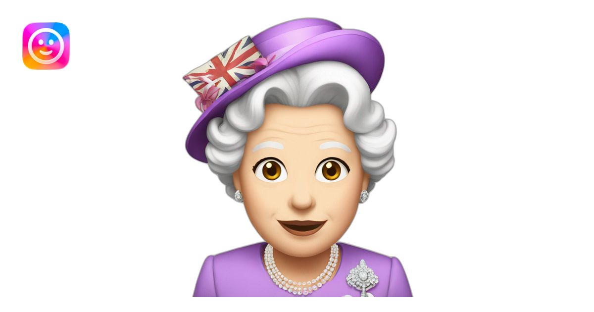 Elizabeth II emoji | AI Emoji Generator