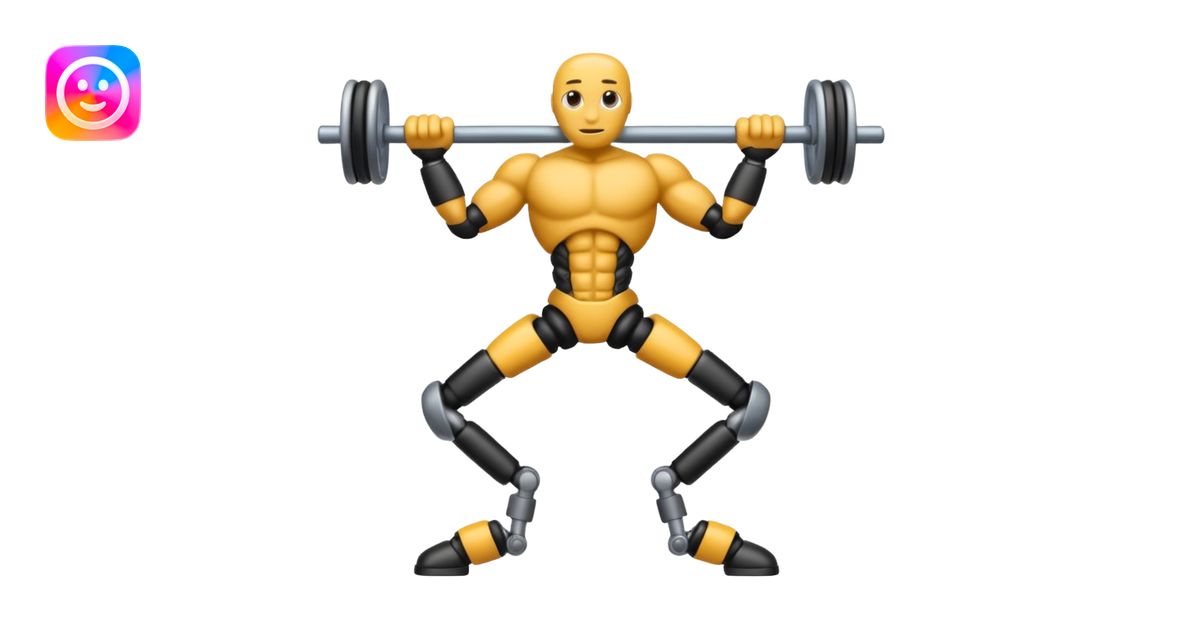 Une fourmi qui fait du developpe couché emoji | AI Emoji Generator