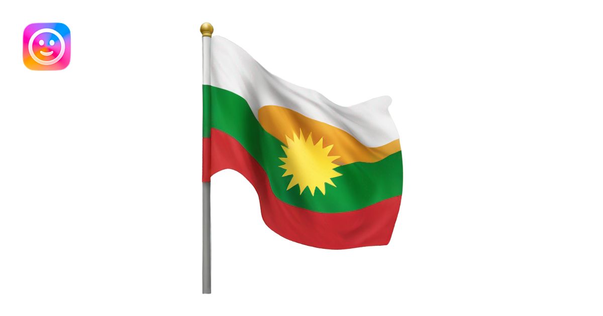 Kurdistan flag emoji | AI Emoji Generator