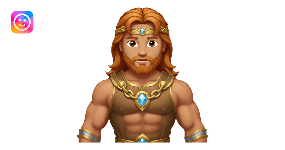 Hercules, God of Strength from Gods and Goddesses with long reddish ...