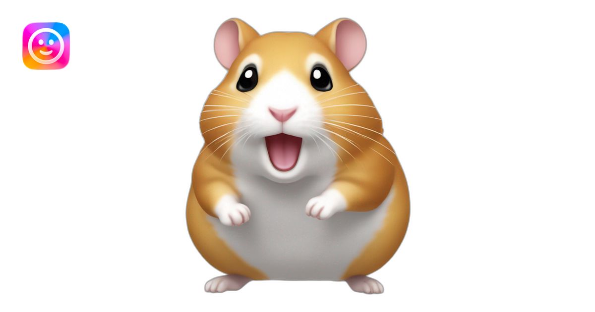 jumping up in the air hamster emoji | AI Emoji Generator