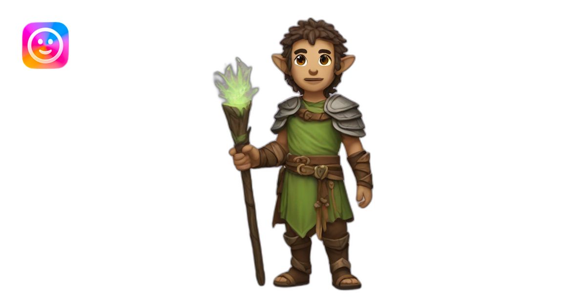 dungeons-and-dragons-druid emoji | AI Emoji Generator