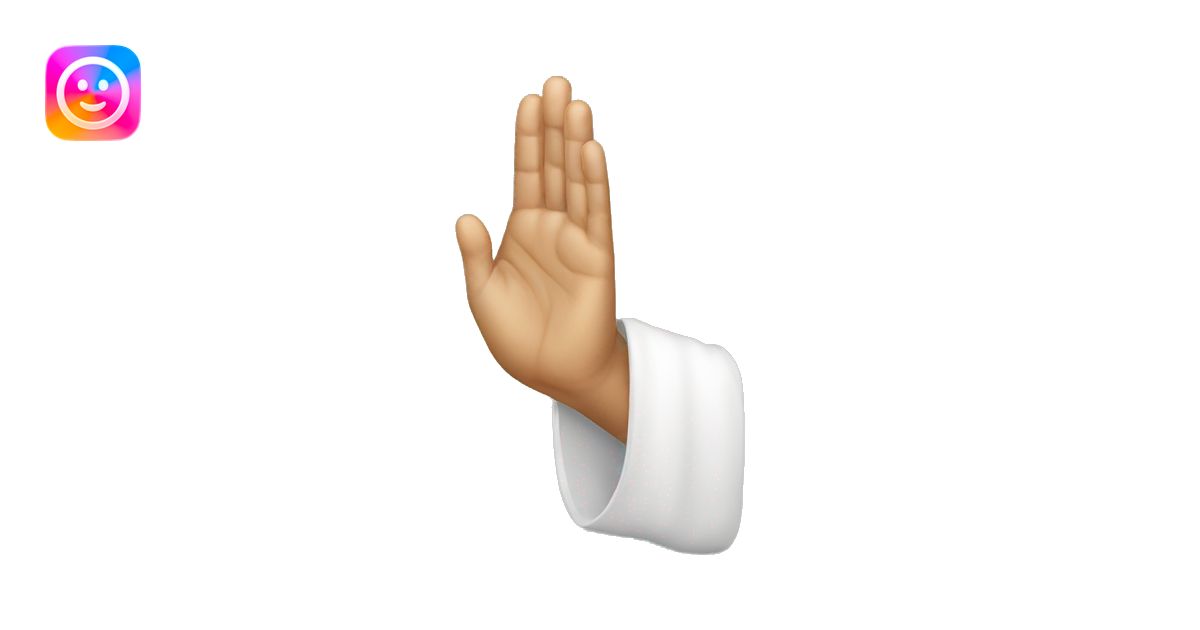 Orthodox christian hand blessing gesture emoji | AI Emoji Generator