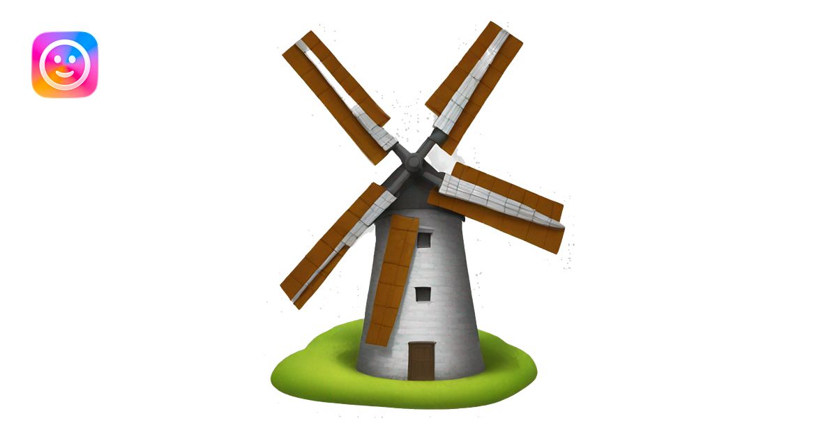 Windmill emoji | AI Emoji Generator