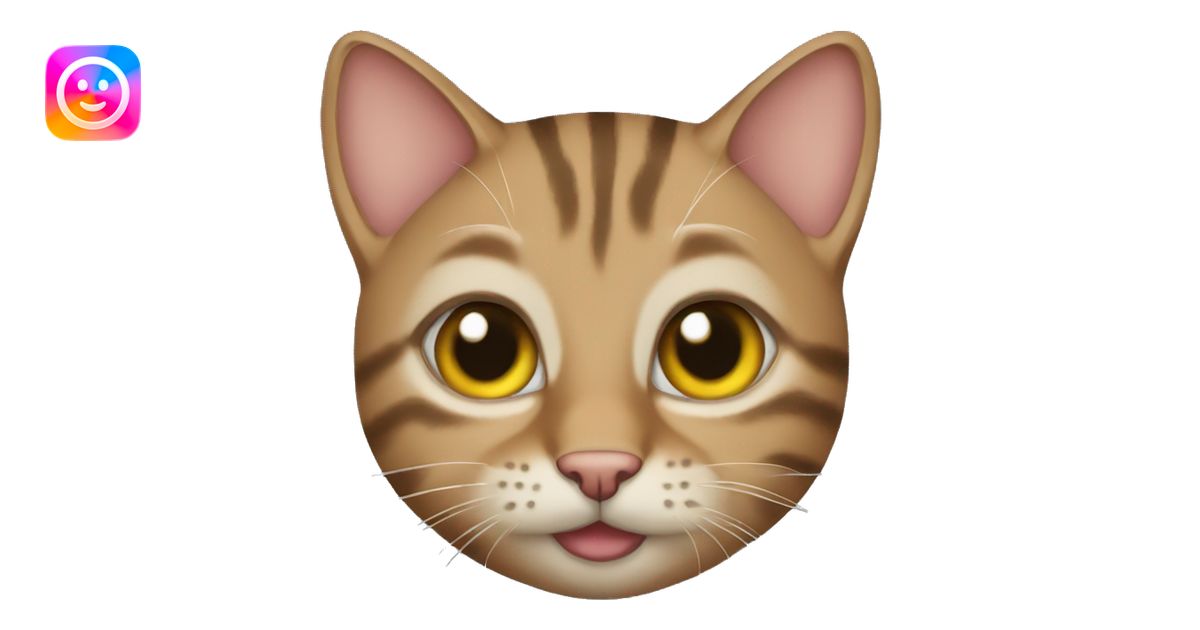Tabby cat emoji | AI Emoji Generator