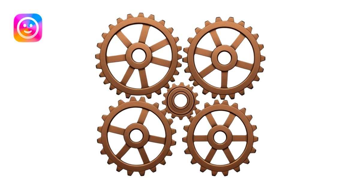 cog wheels emoji | AI Emoji Generator