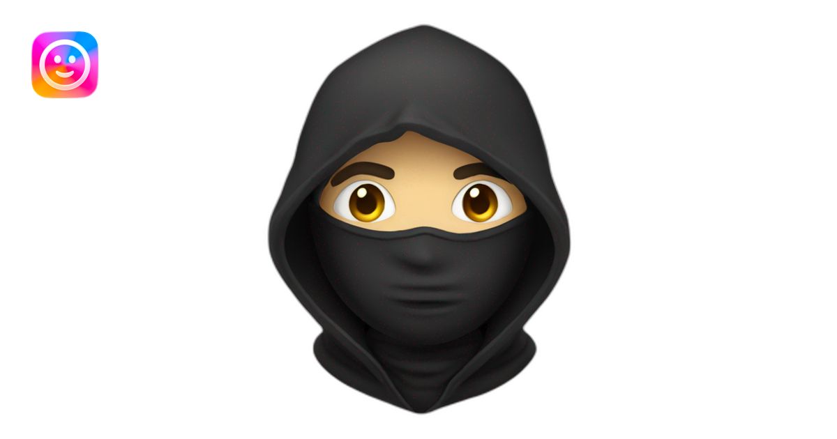 hooded assassin emoji | AI Emoji Generator