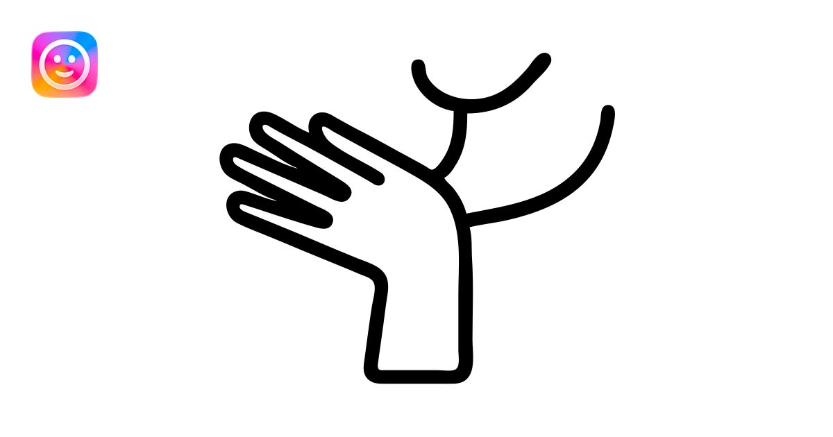 icon of the Turkish 'nah hareketi' dismissive hand gesture with the ...