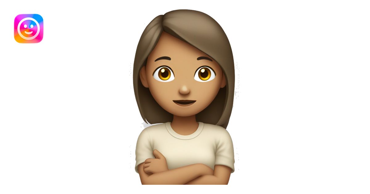 shy girl with hand and little hard emoji | AI Emoji Generator