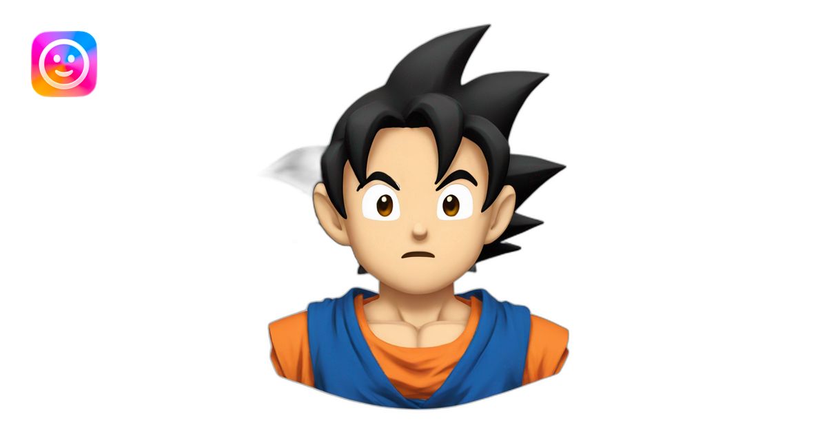 goku-shushing emoji | AI Emoji Generator