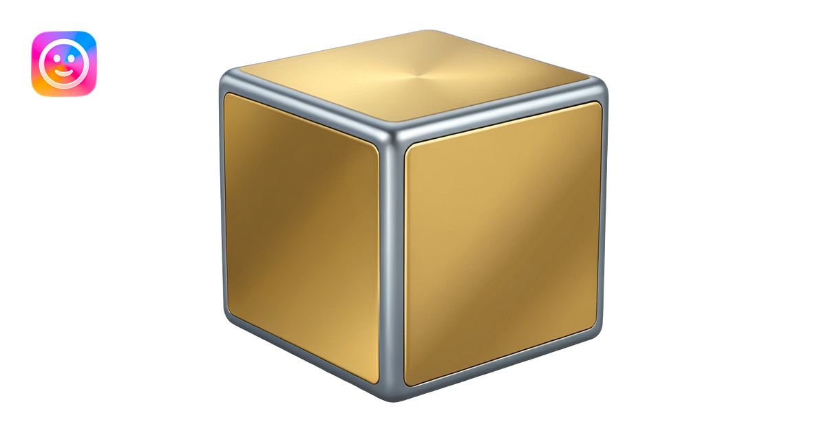 gd cube emoji | AI Emoji Generator