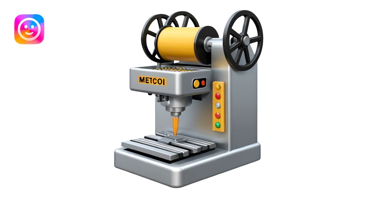 Crea un emoji de una maquina de extrusion emoji | AI Emoji Generator