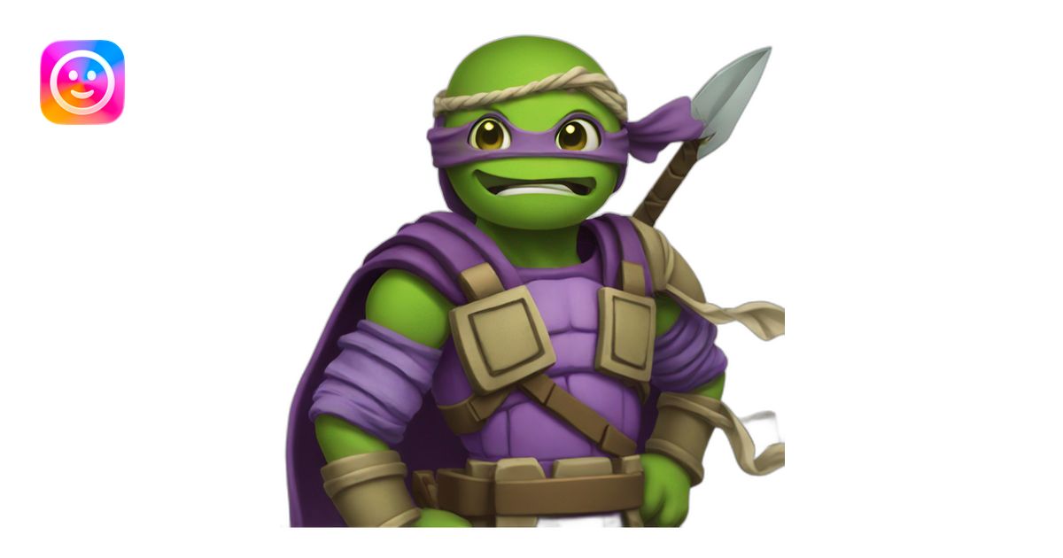 Donatello mutant mayhem emoji | AI Emoji Generator