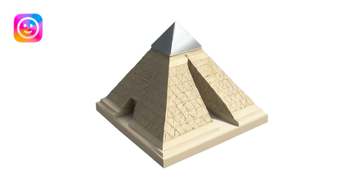Louvre pyramid emoji | AI Emoji Generator