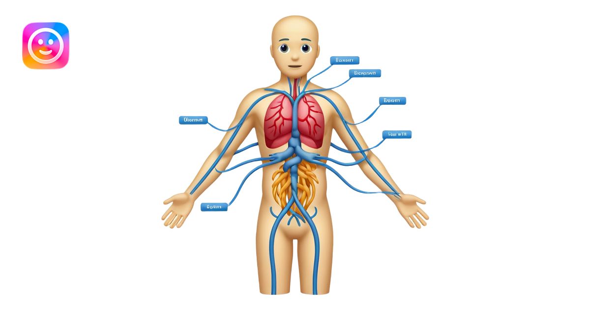 Fiber in the human body emoji | AI Emoji Generator