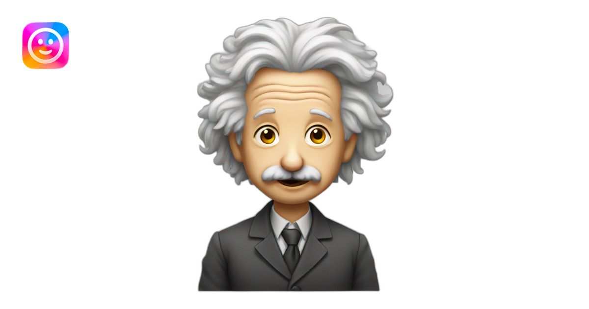 albert einstein emoji | AI Emoji Generator