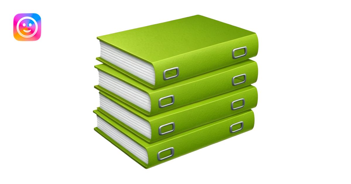 A stack of files from a box, with a gradient in the form of an acid ...