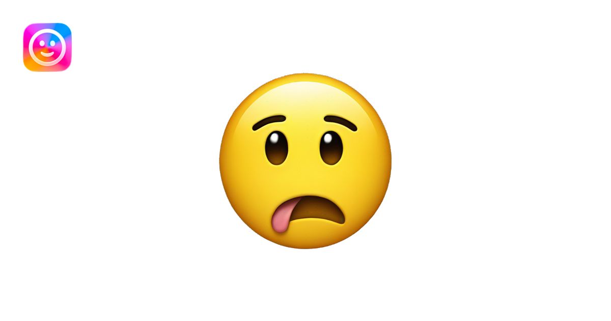 Emoji yellow face sticking out tongue cheekily emoji | AI Emoji Generator