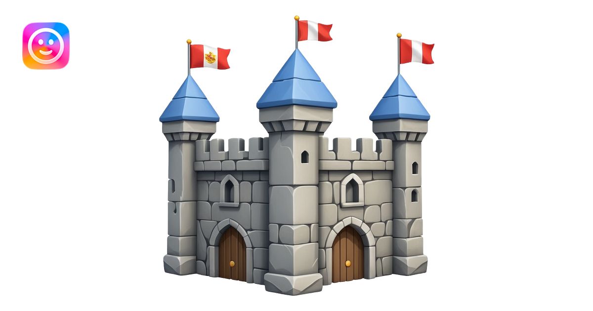 A cube castle game. emoji | AI Emoji Generator