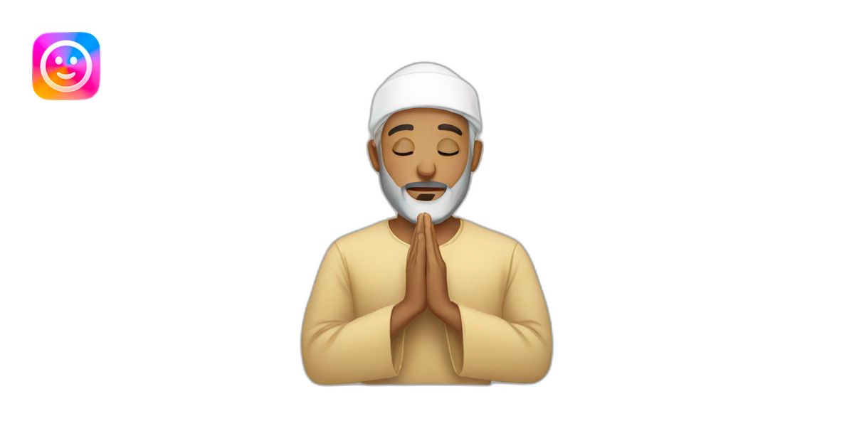 muslim praying emoji | AI Emoji Generator