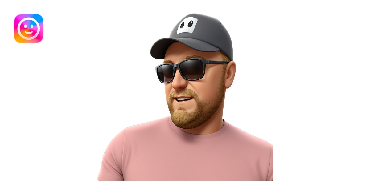 muscular man in baseball cap emoji | AI Emoji Generator