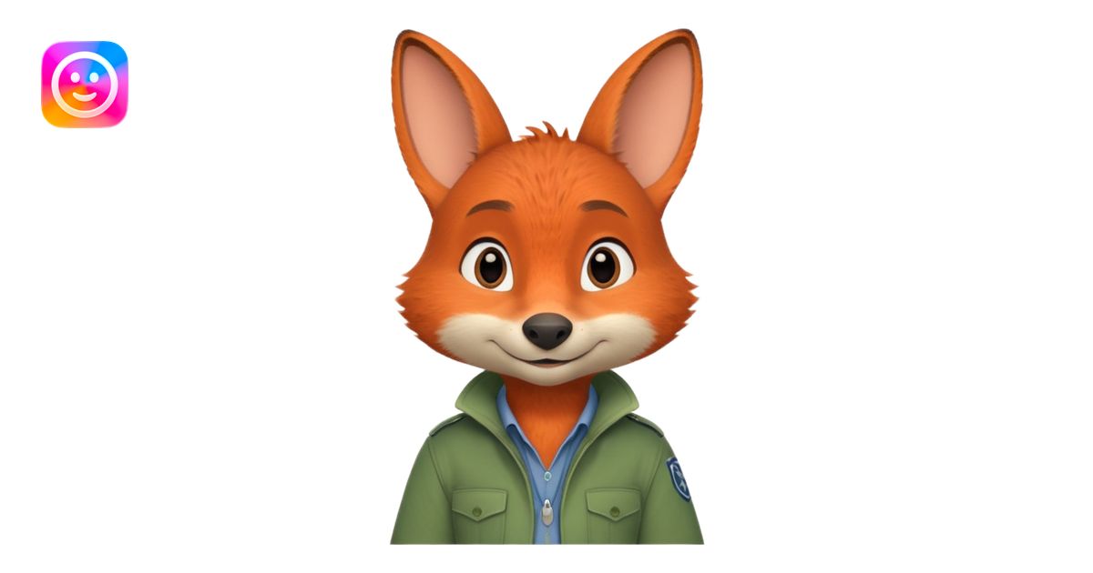 Nick Zootopia 😍 emoji | AI Emoji Generator