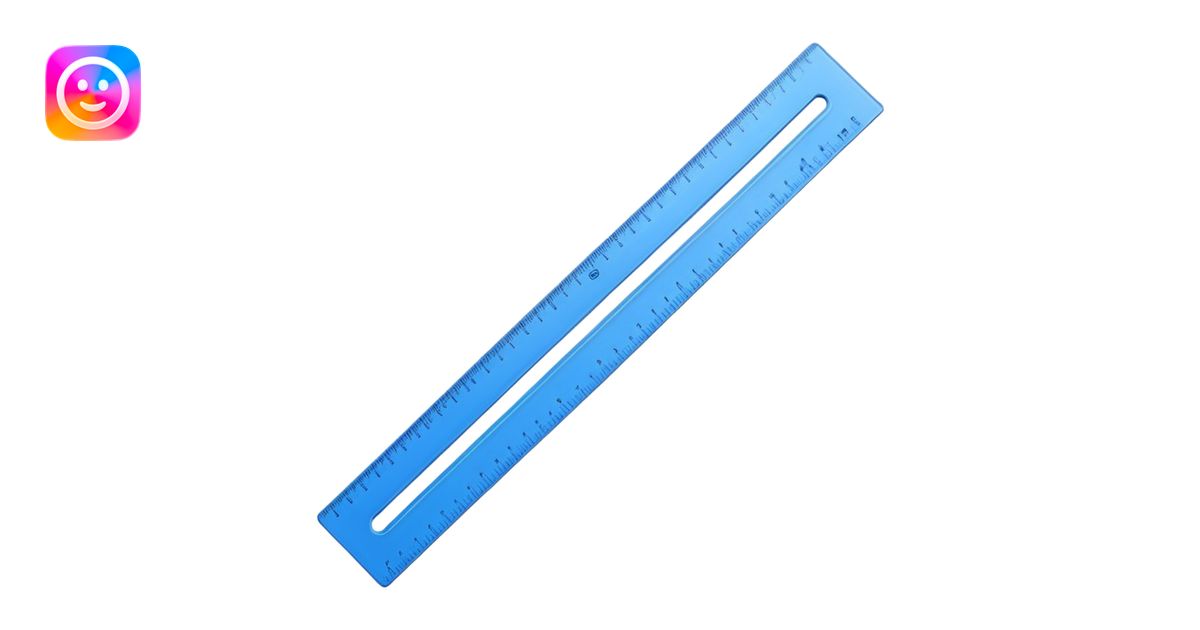 blue ruler emoji | AI Emoji Generator
