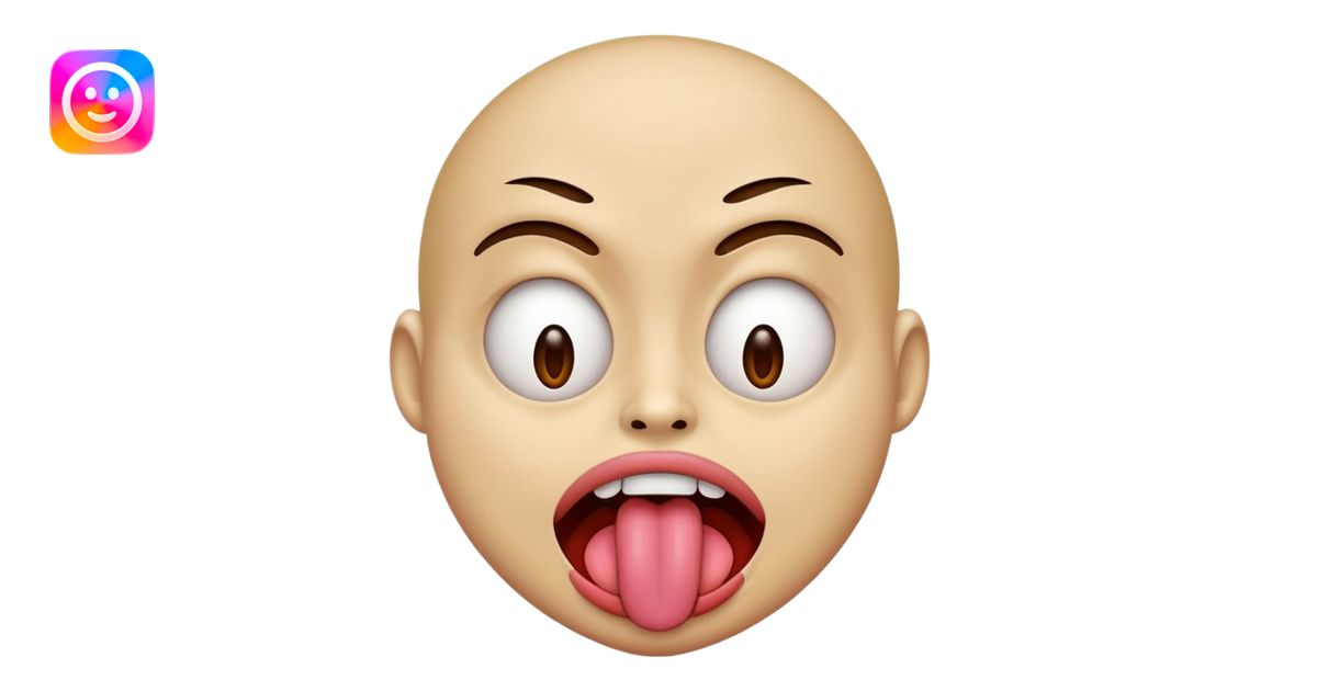 Freaky sus tongue out emoji | AI Emoji Generator
