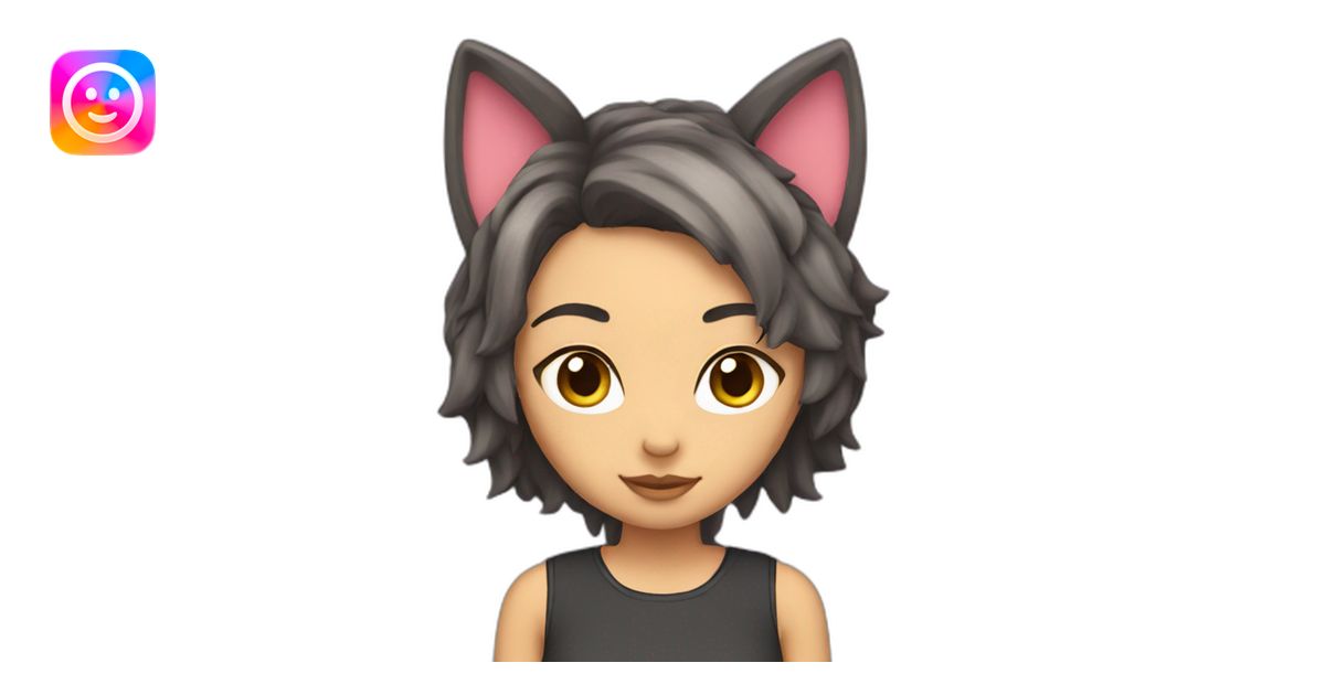 Bronya with cat ears emoji | AI Emoji Generator