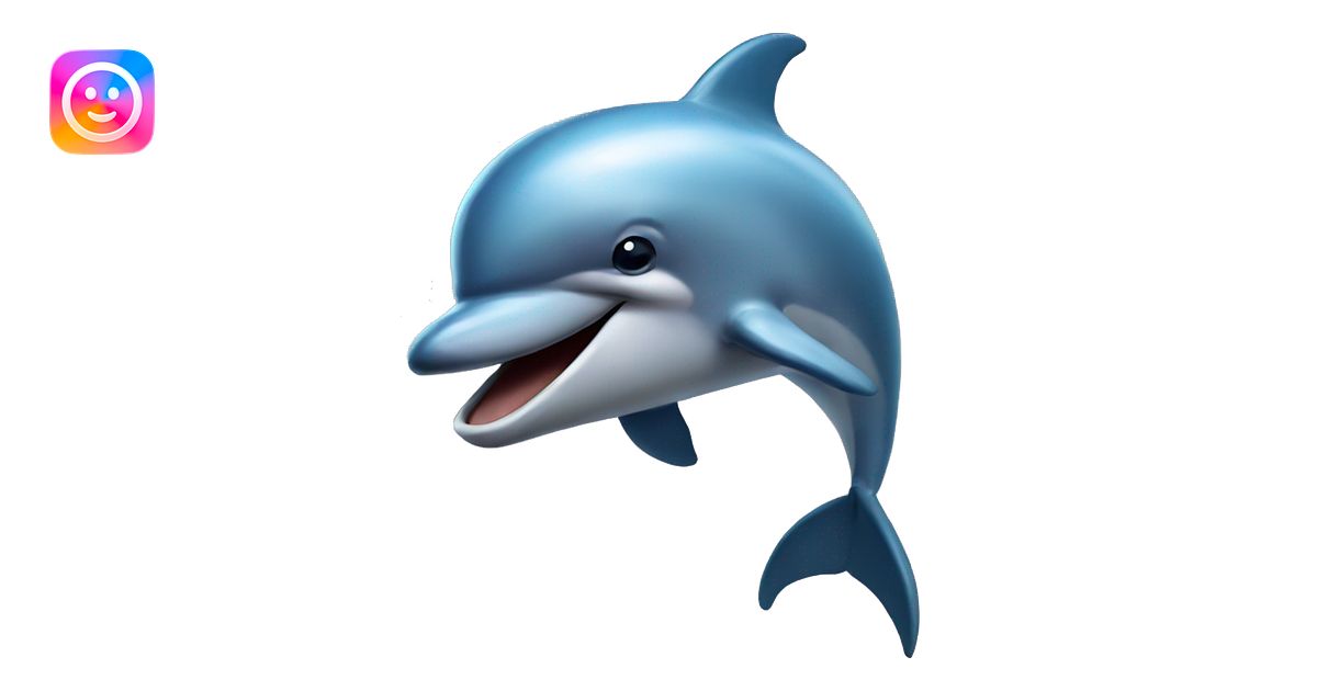 Dolphin muzzle emoji | AI Emoji Generator