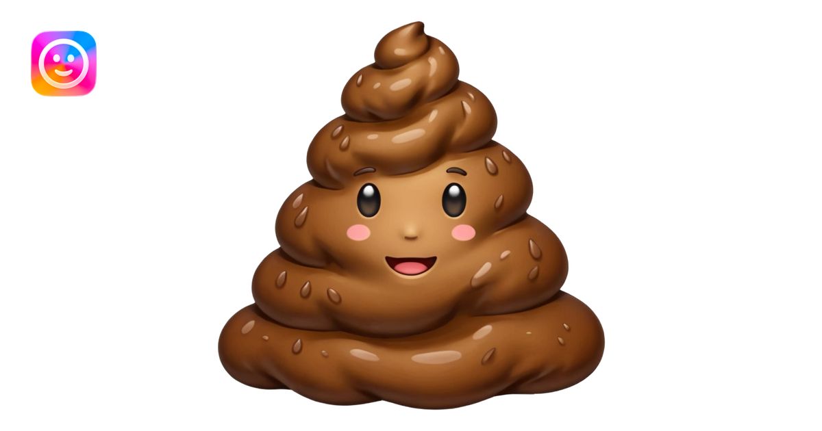 wet poop emoji | AI Emoji Generator