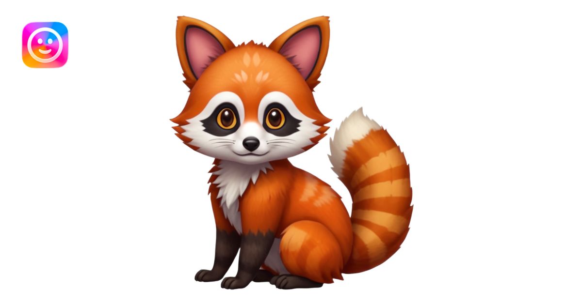Realistic scaly 4-legged quadrupedal Red-Panda-Munchkin-Kitten-Lemur ...
