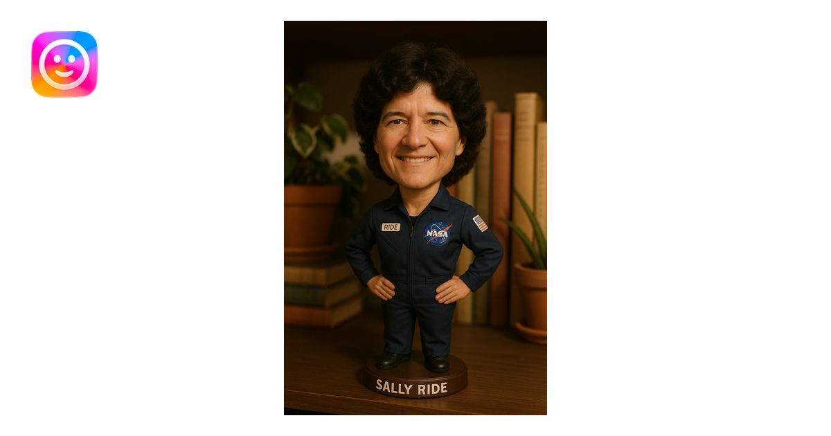 A woman's Sally Ride meme | AI Emoji Generator