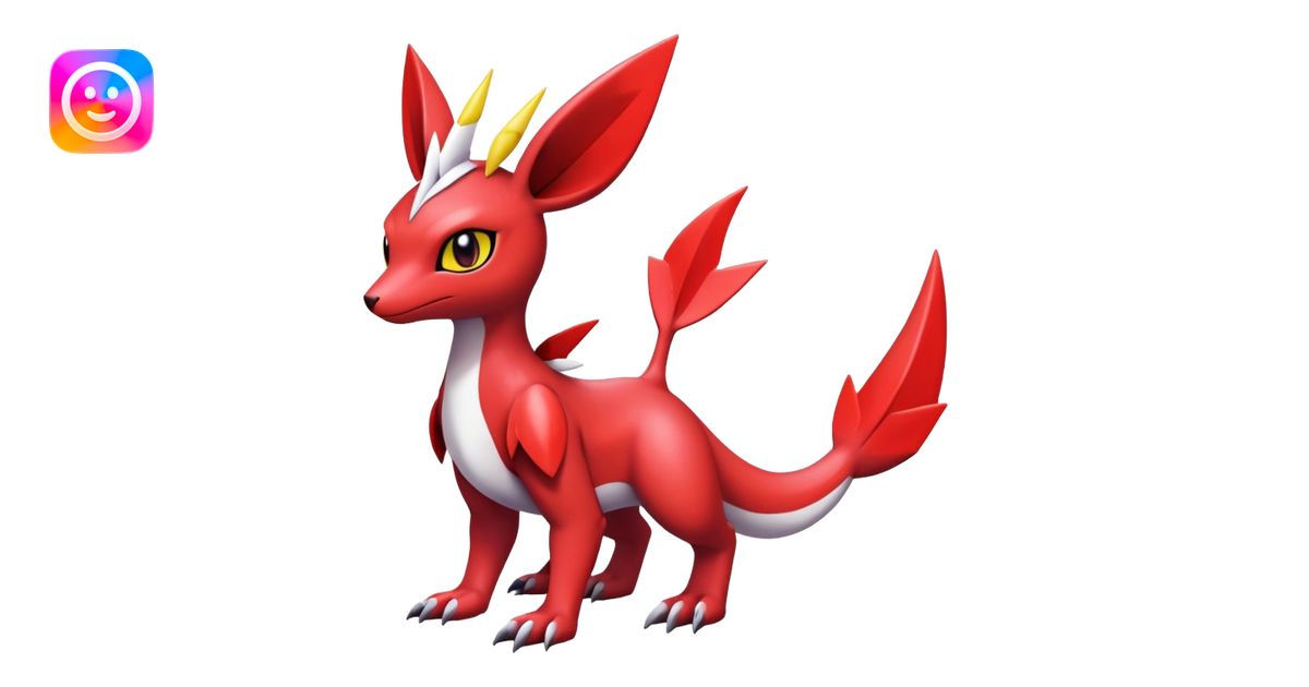 Cute Shiny Exotic Colorful Guilmon-Latias-Koraidon-Umbreon-Fakémon ...