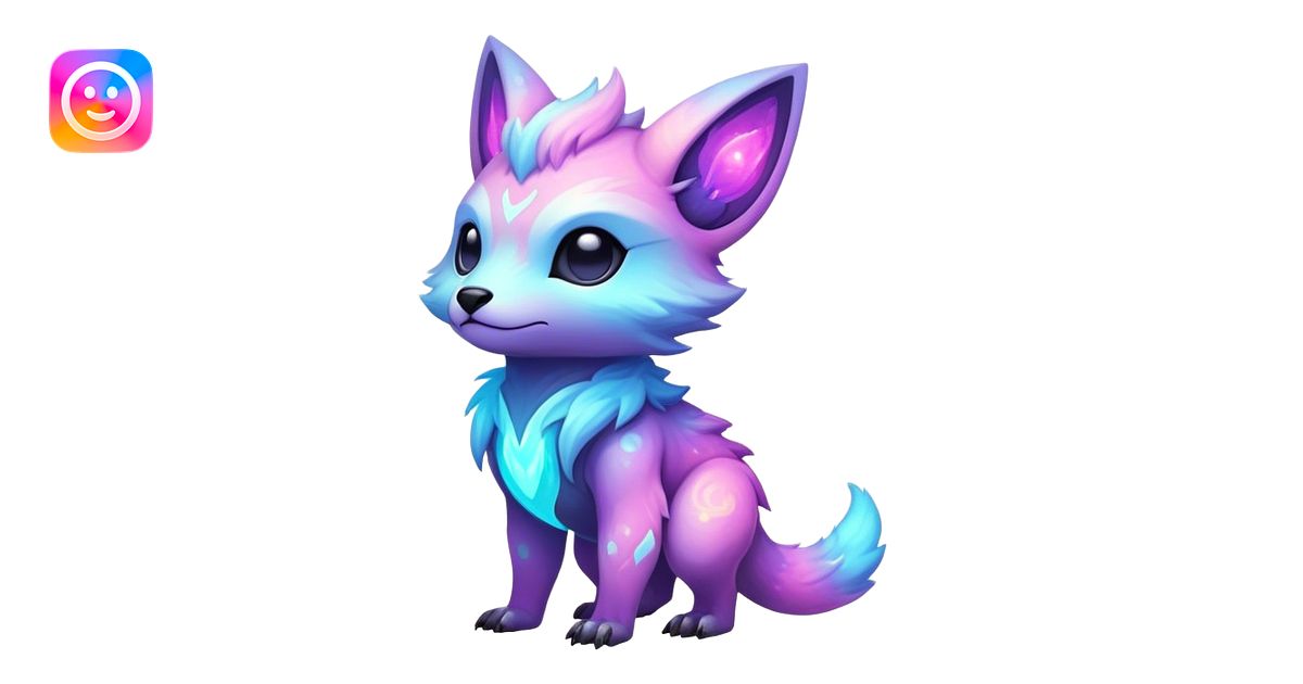 Epic Edgy Cute Colorful Vibrant Pastel Nebula Modern Vernid-Protogen ...