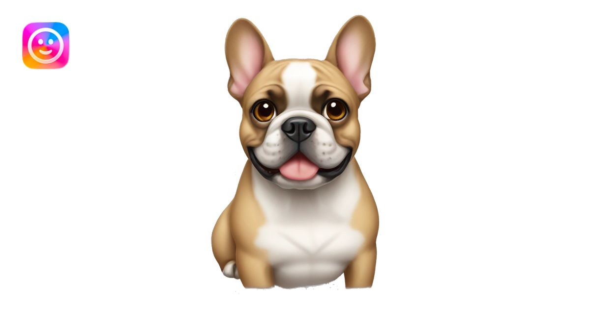 french bulldog emoji | AI Emoji Generator