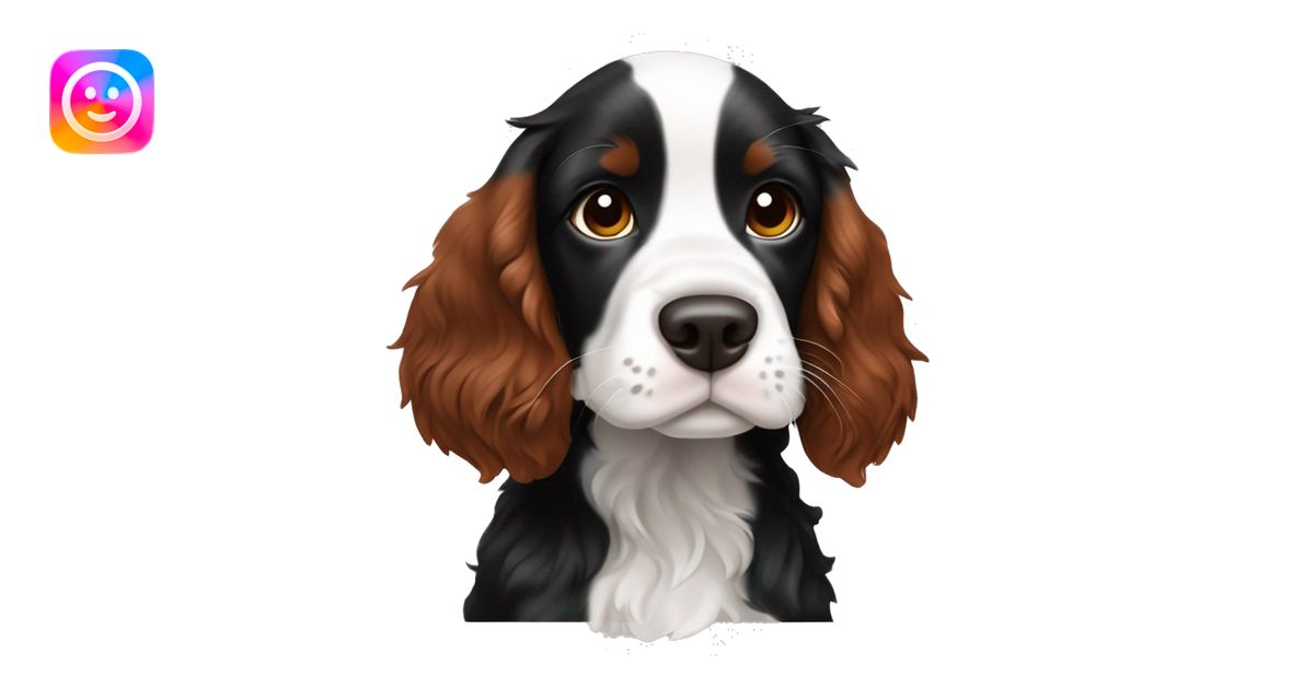 Black and white tricolored springer spaniel puppy with redhead lady ...