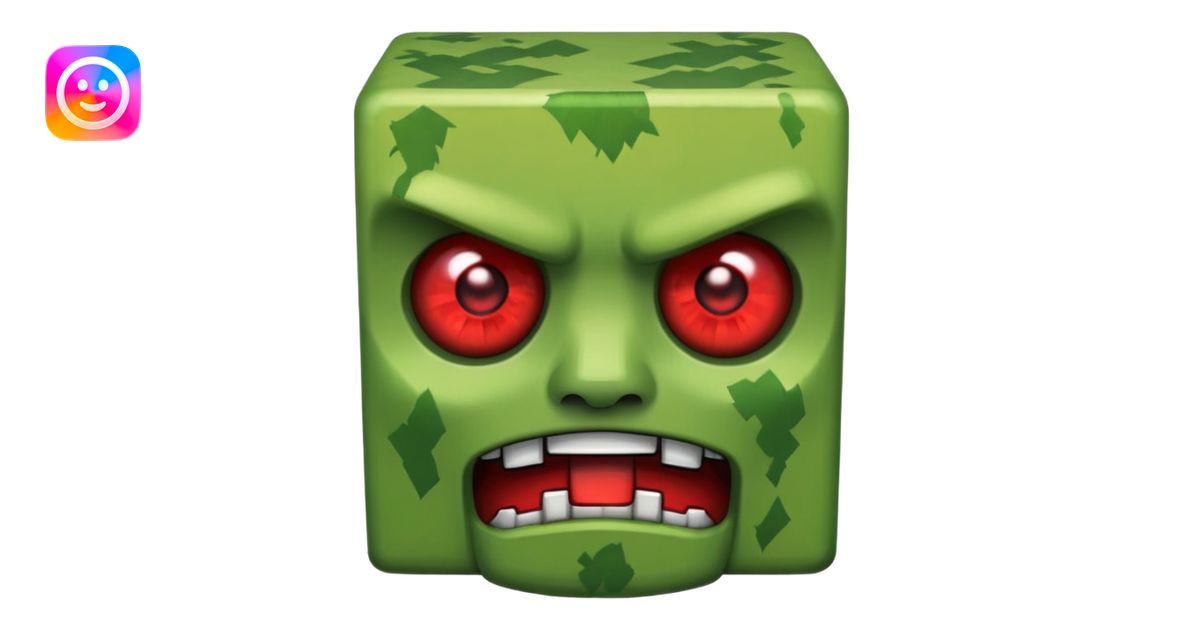 Minecraft hardcore mode creeper face with red eyes hardcore expression ...