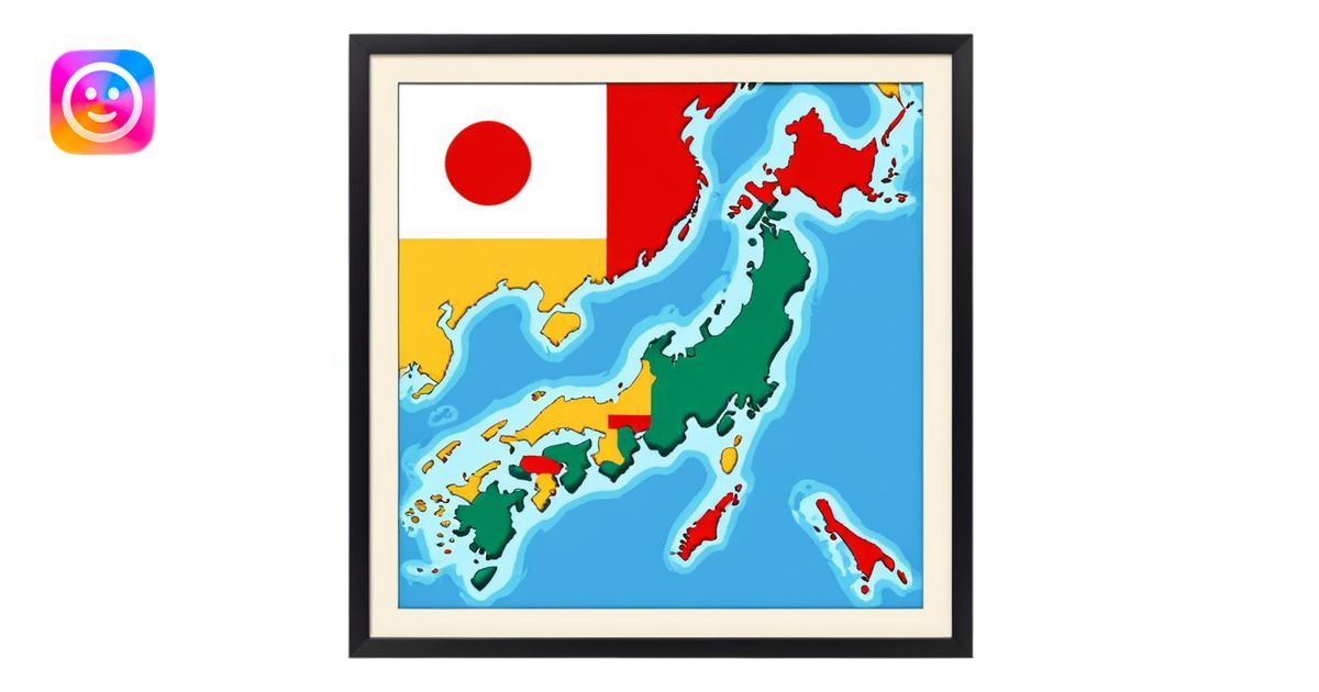 japan county map emoji | AI Emoji Generator