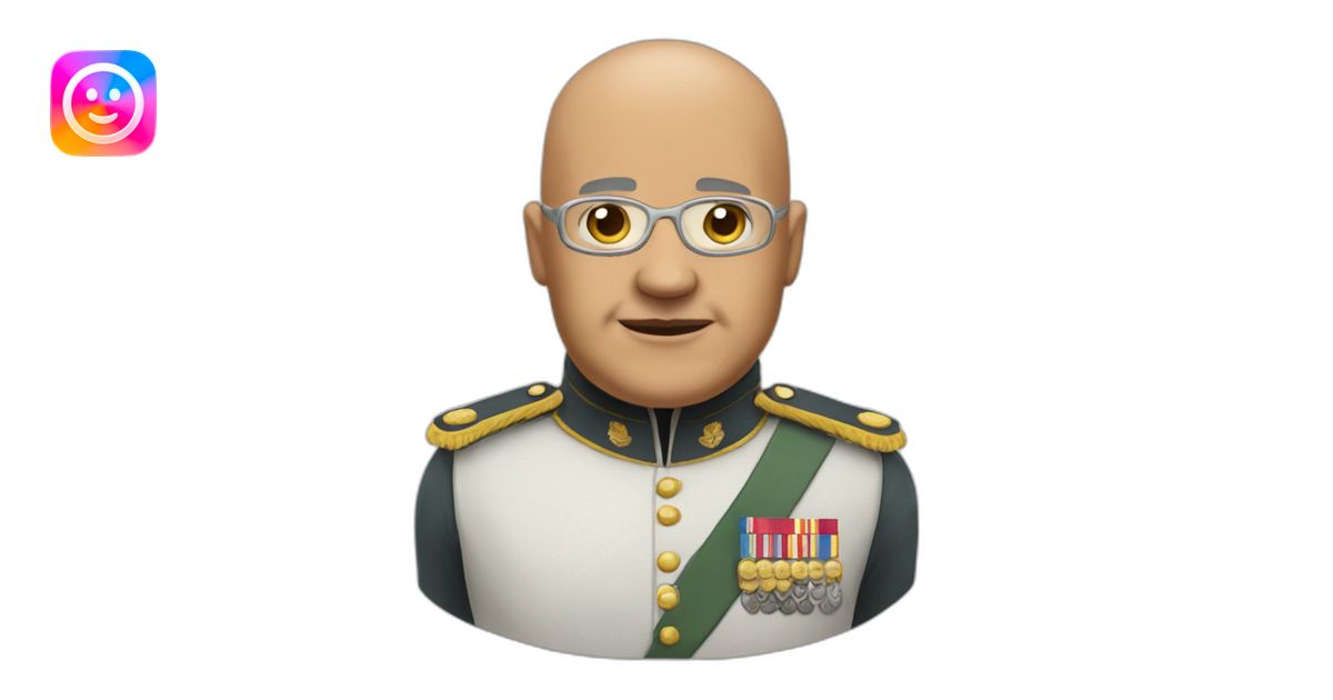 Bald colonel saunders emoji | AI Emoji Generator