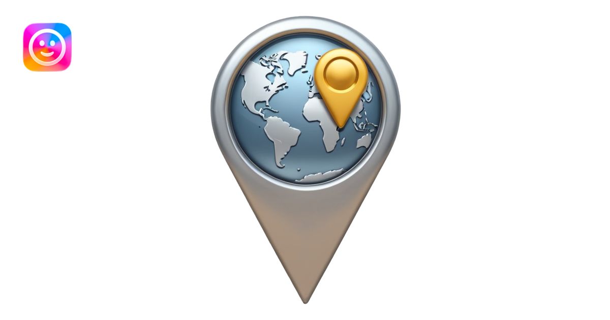 Maps pin normal emoji | AI Emoji Generator
