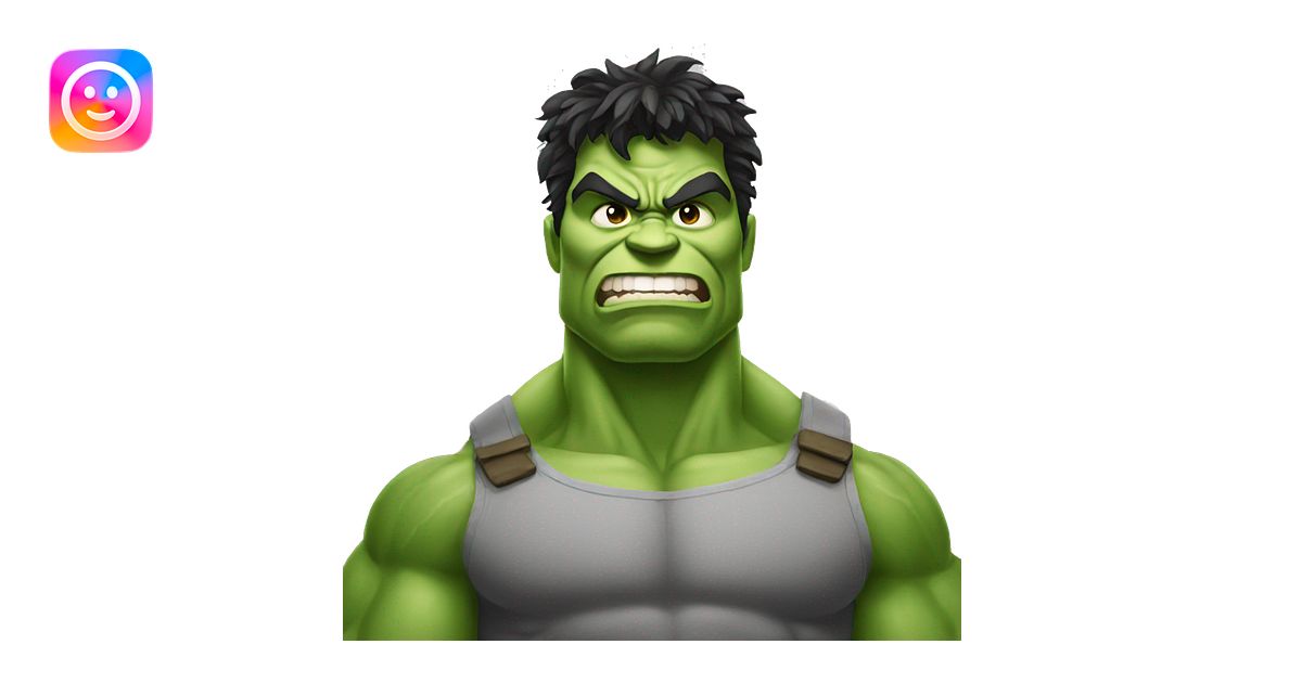 Hulk emoji | AI Emoji Generator