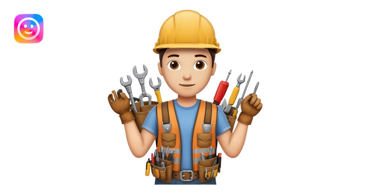 Repairs and Maintenance, tools belt emoji | AI Emoji Generator