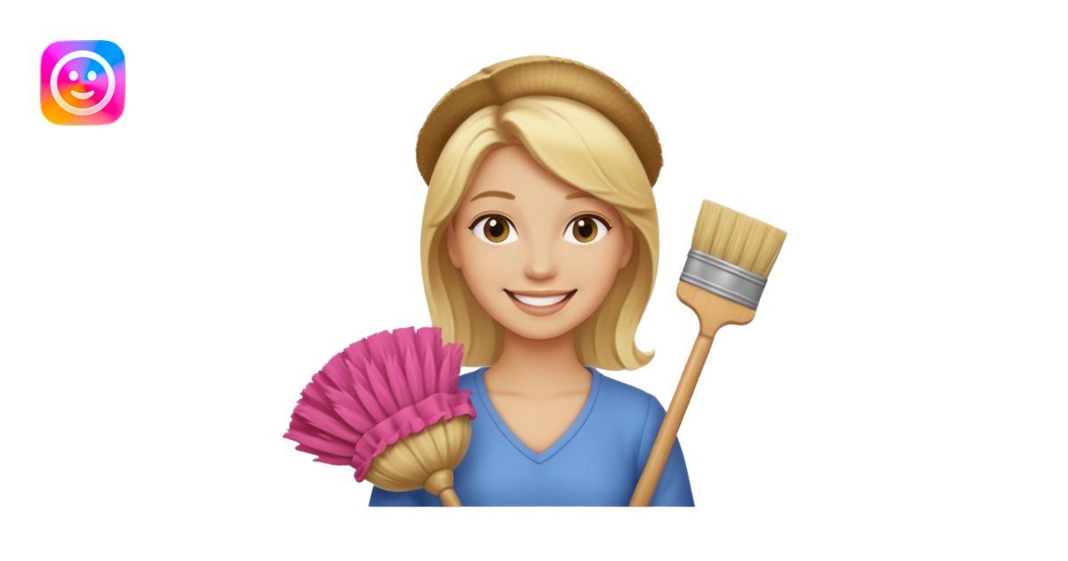 lady sweeping dust emoji | AI Emoji Generator